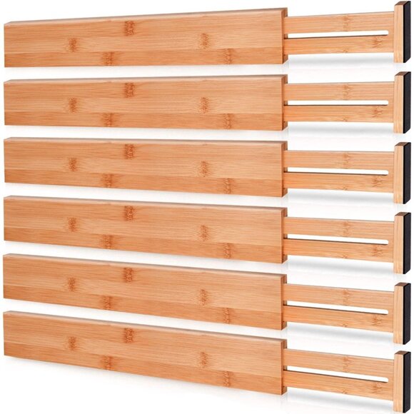Storage & Organization | Bamboo Drawer Dividers Kitchen Drawer ...